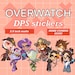 Overwatch DPS Stickers // OW2 - Etsy
