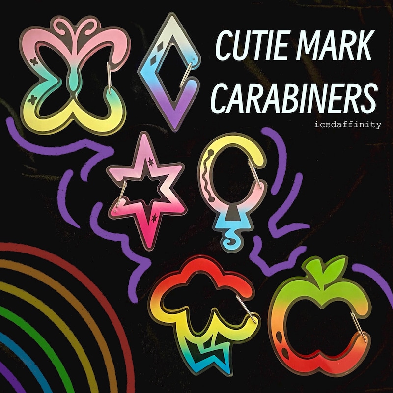 Rainbow Dash Cutie Marks - Etsy