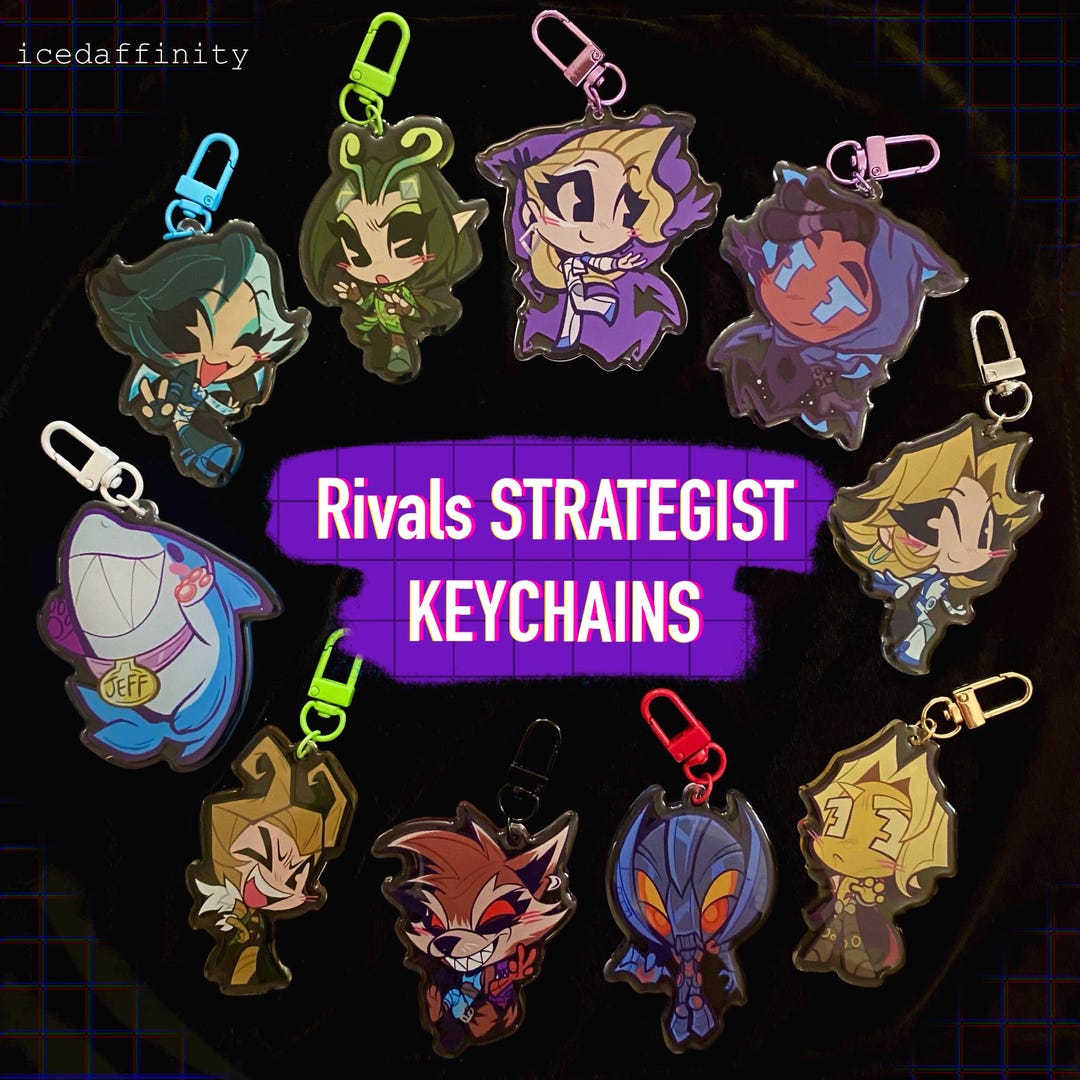 Marvel Rivals Support Keychains - Etsy