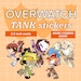 Overwatch Support Stickers // OW2 - Etsy
