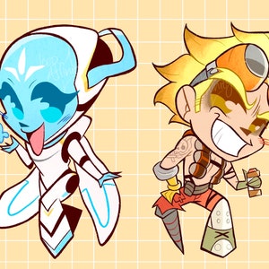 Overwatch DPS Stickers // OW2 - Etsy