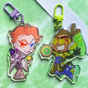 Overwatch Support Keychains // OW2 - Etsy
