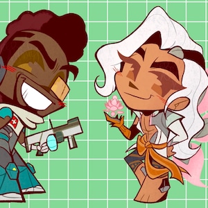 Overwatch Support Stickers // OW2 - Etsy