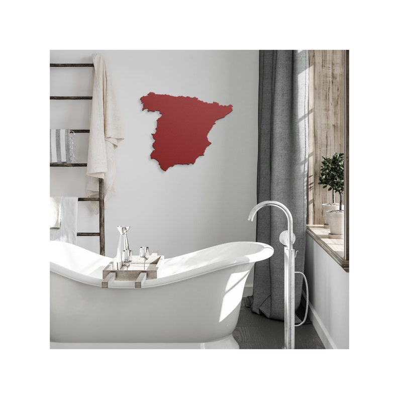 Spain Outline Metal Cutout - Etsy