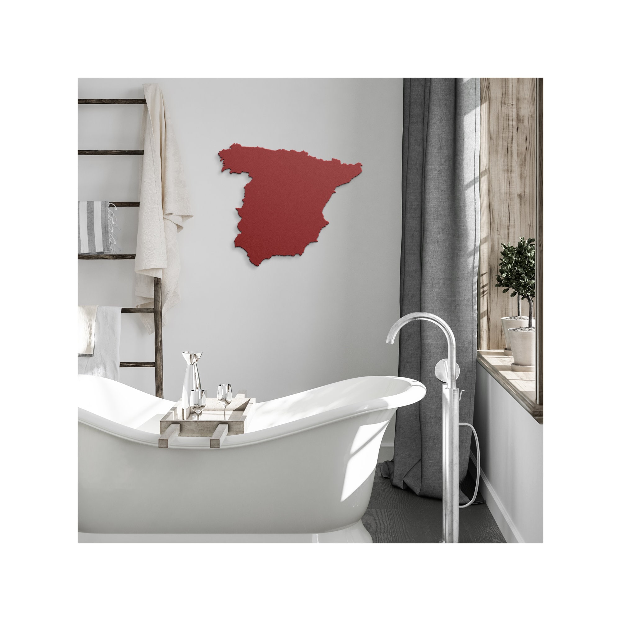 Spain Outline Metal Cutout - Etsy