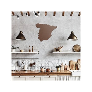 Spain Outline Metal Cutout - Etsy