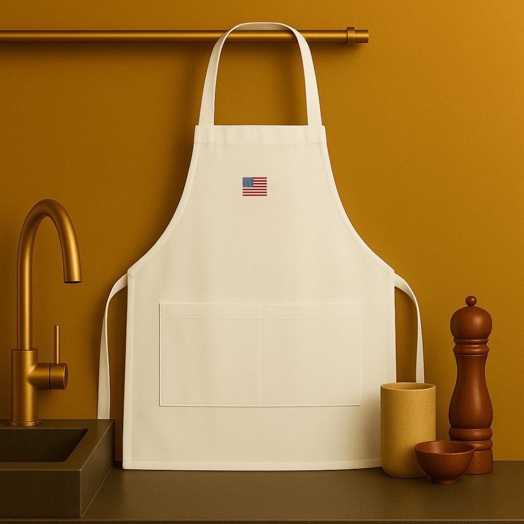 United States of America Flag Embroidered Apron - Etsy