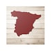 Spain Outline Metal Cutout - Etsy