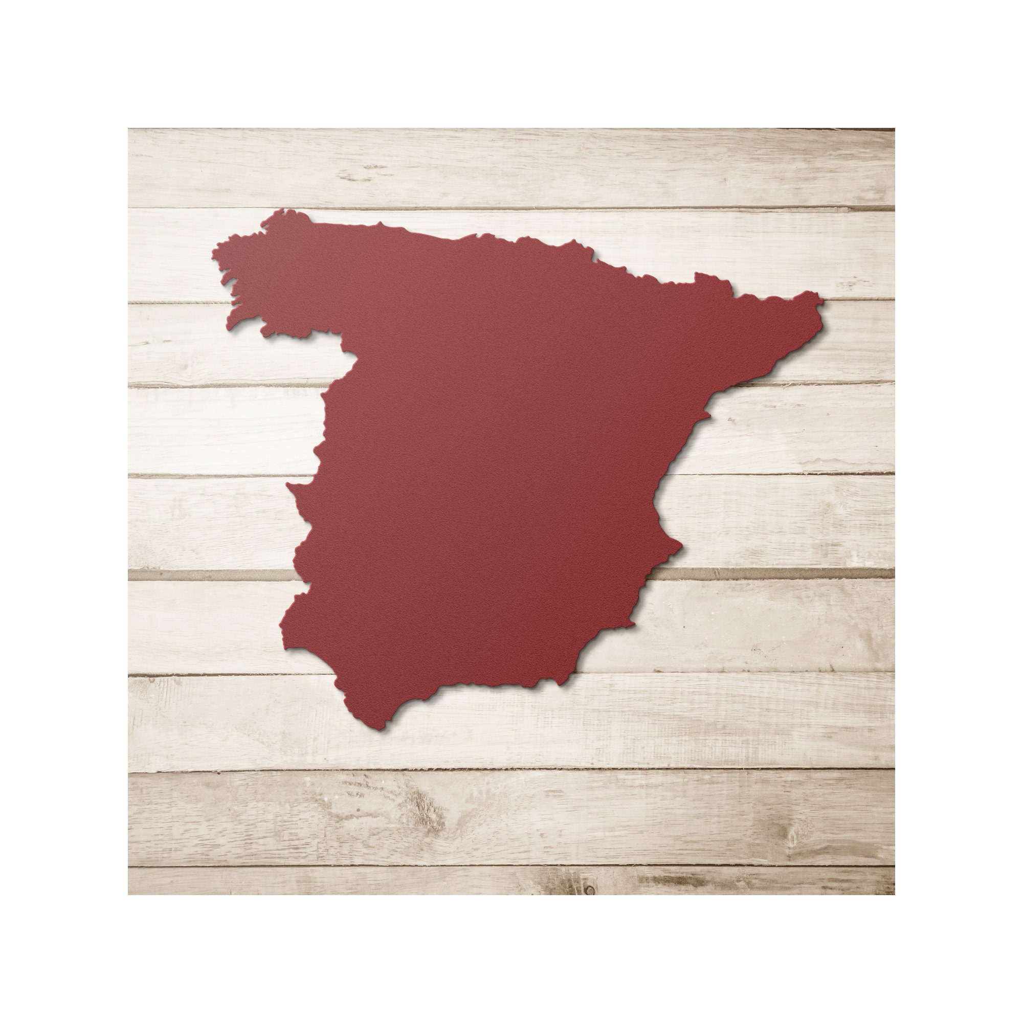 Spain Outline Metal Cutout - Etsy
