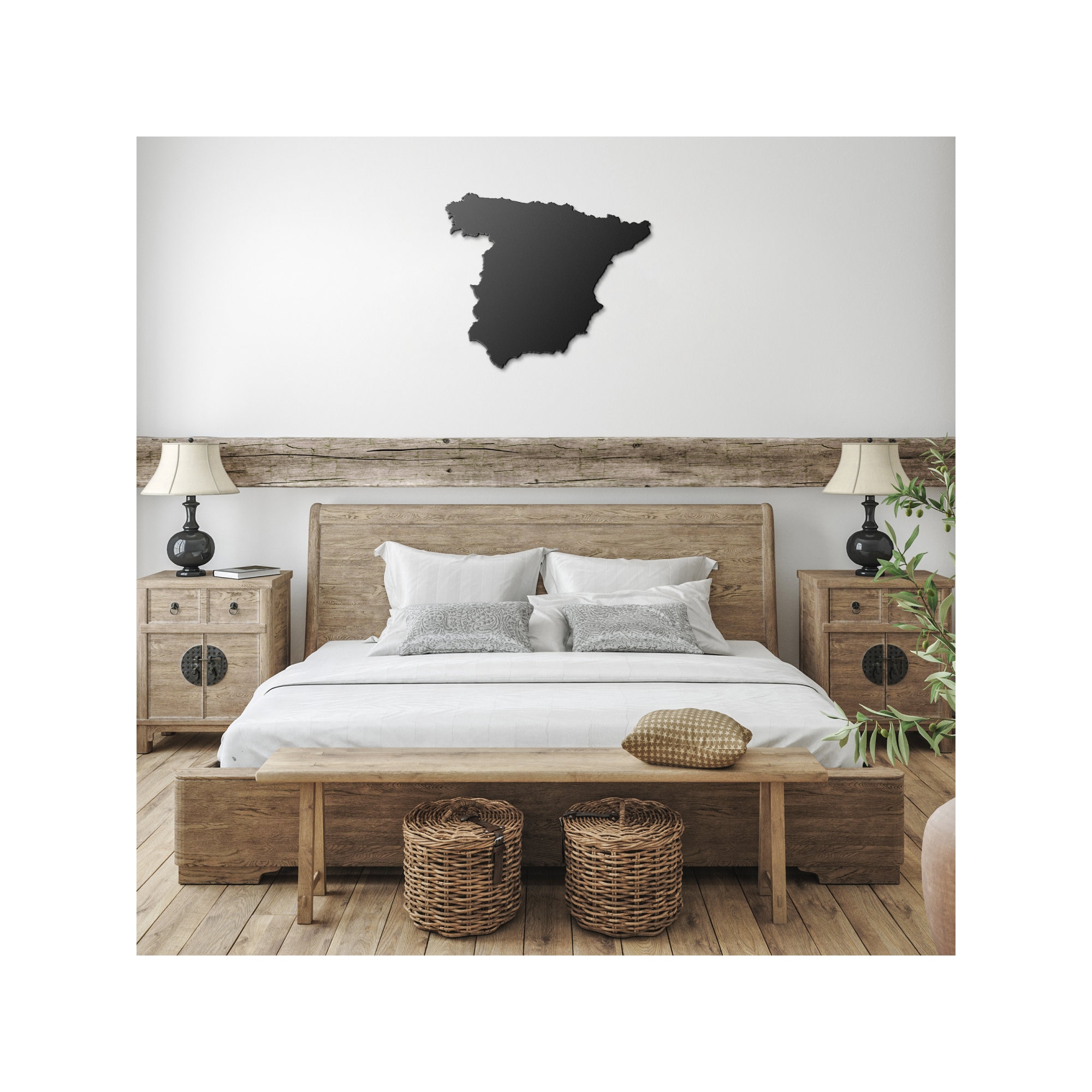 Spain Outline Metal Cutout - Etsy