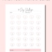 30 Day Challenge Printable, 30 Day Challenge Tracker, Habit Building ...