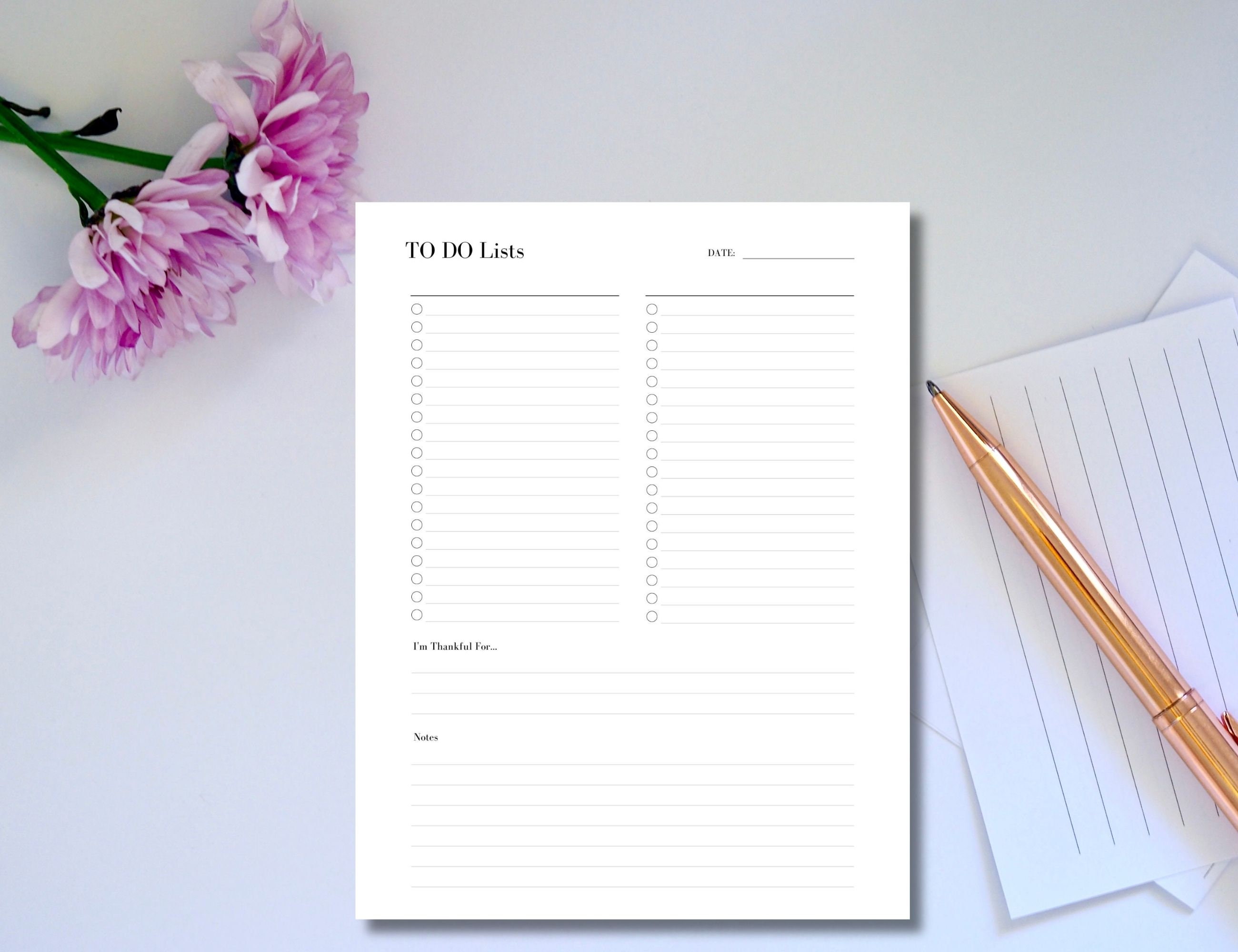 To Do List Printable, Checklist, to Do Template Printable, Blank to Do ...