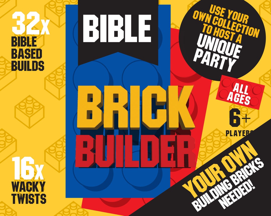 Bible Brick Builder Game: Family Worship Activity (digital Download) - Etsy
