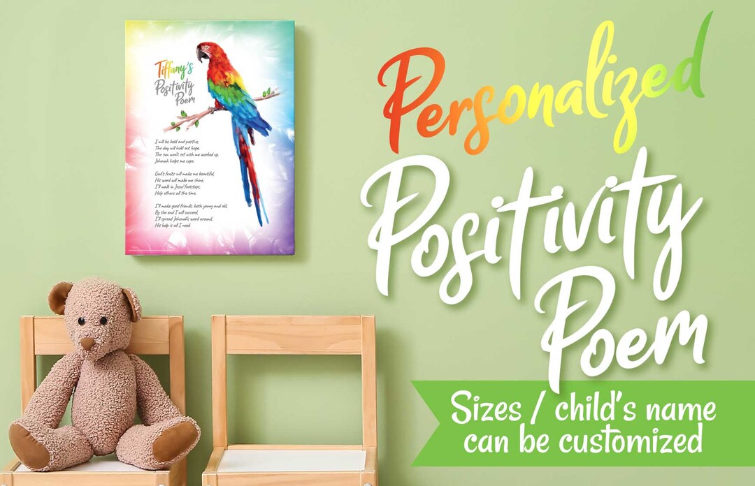 Personalized Positivity Poem for Young Jw's - Boost Positivity & Self ...