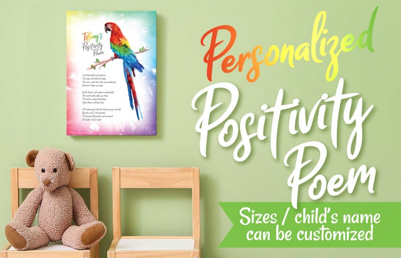 Personalized Positivity Poem for Young Jw's - Boost Positivity & Self ...