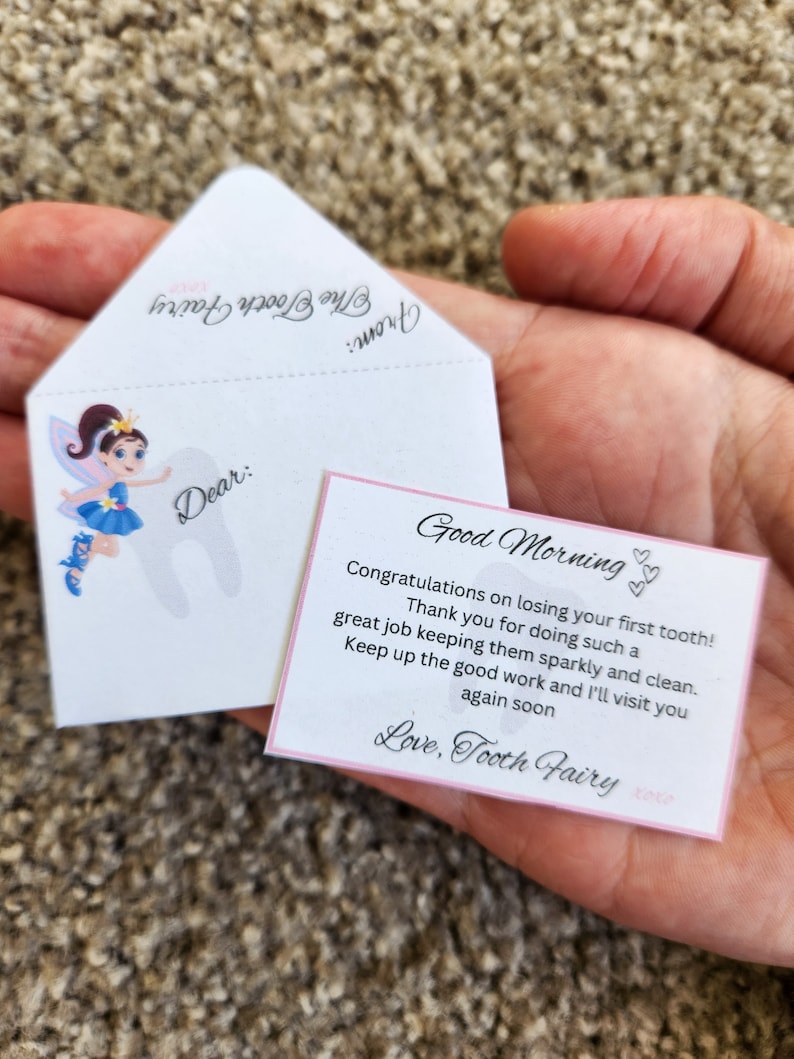 Kids First Tooth Fairy Letter - Etsy