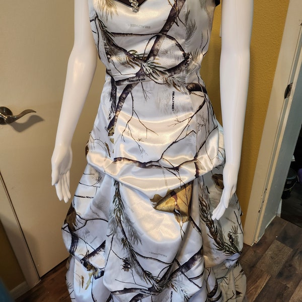 Camo Wedding Dress - Etsy