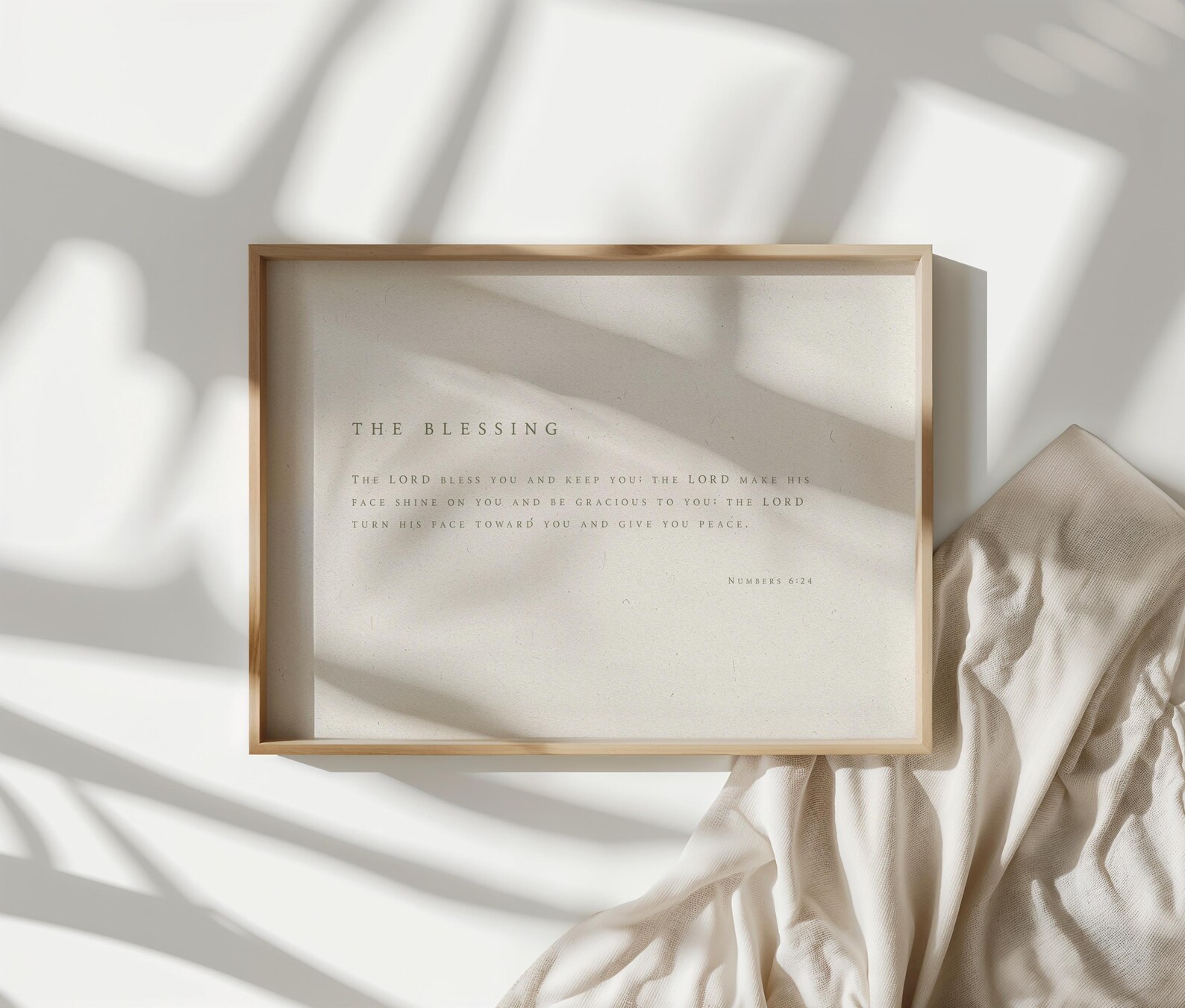 The Blessing Wall Art Wall Art, Bible Verse Wall Art, Scripture, LDS ...