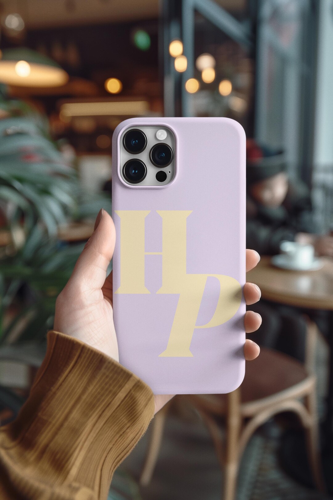 Personalised Initial Phone Case for iPhone 16 15 14 13 12 11 Pro Max ...