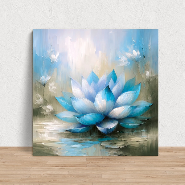 Lotus Flower Print - Etsy