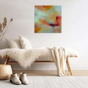 Simple ABSTRACT Square Art Print, Artdecor Modern Contemporary Artwork ...