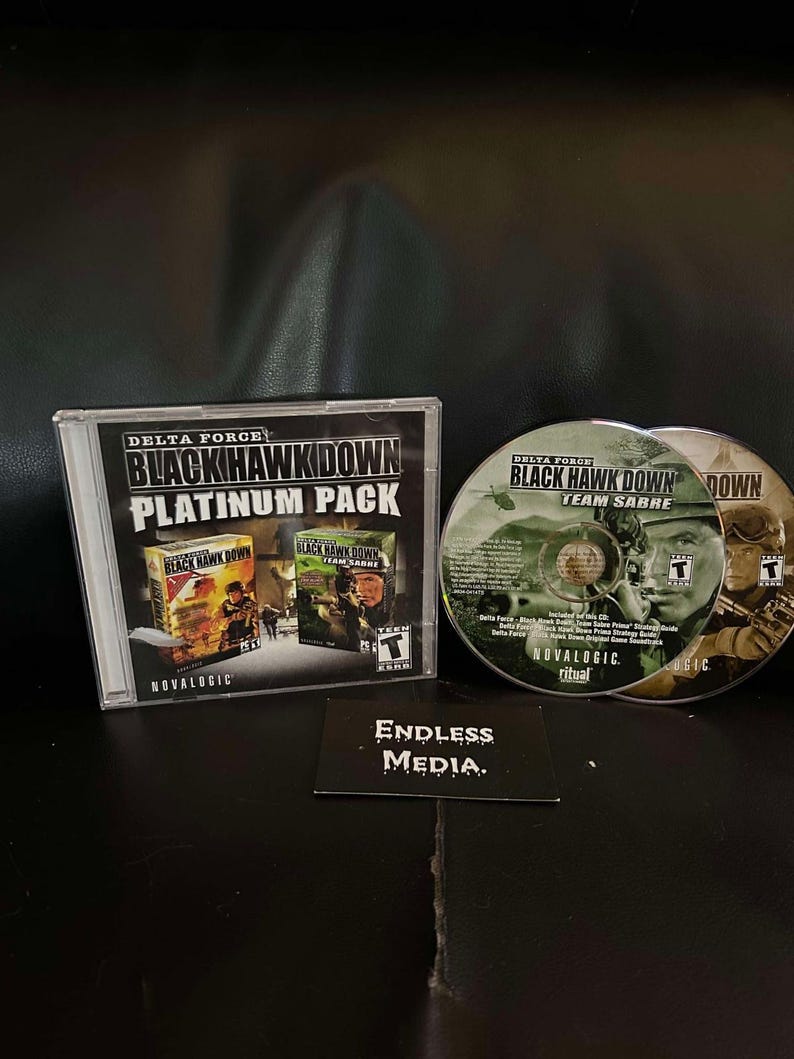 Delta Force: Black Hawk Down Platinum Pack PC PC Games Loose Video Game - Etsy