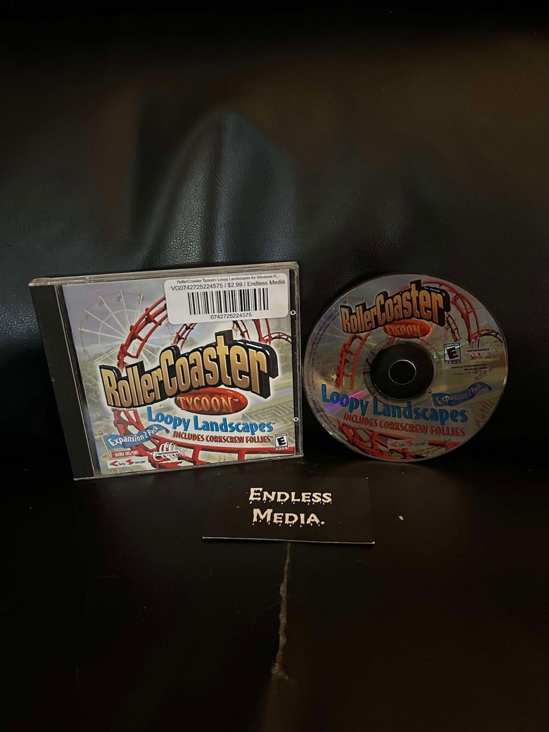 Roller Coaster Tycoon: Loopy Landscapes PC PC Games Loose Video Game - Etsy