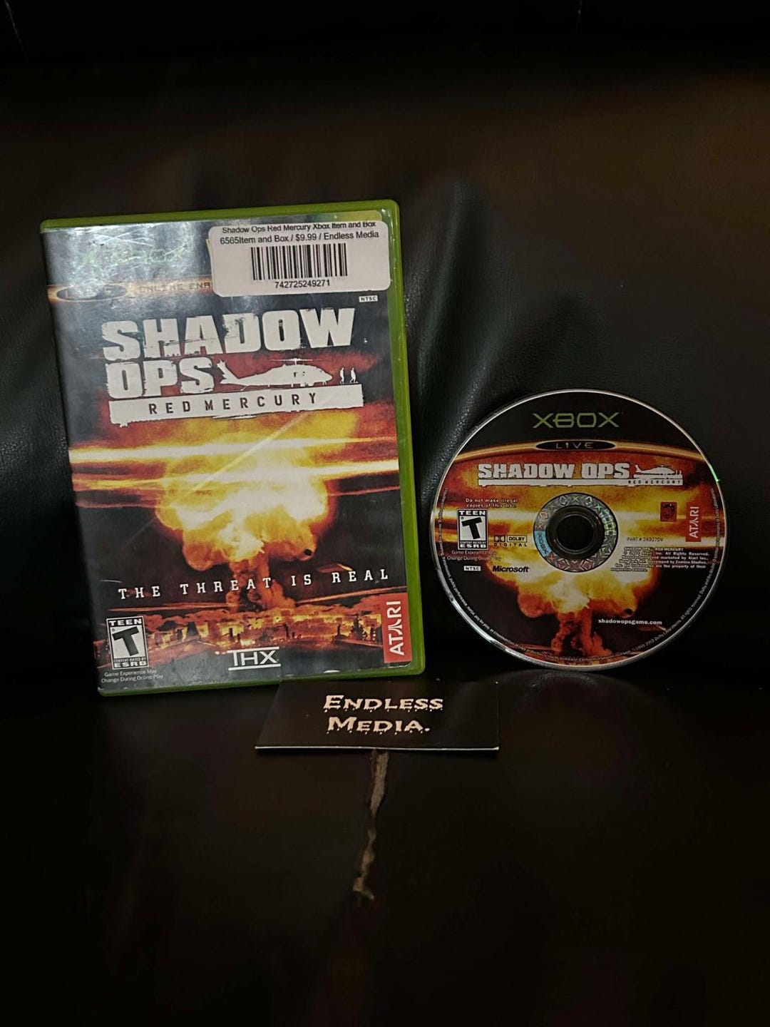 Shadow Ops Red Mercury Microsoft Xbox Item and Box Video Game - Etsy