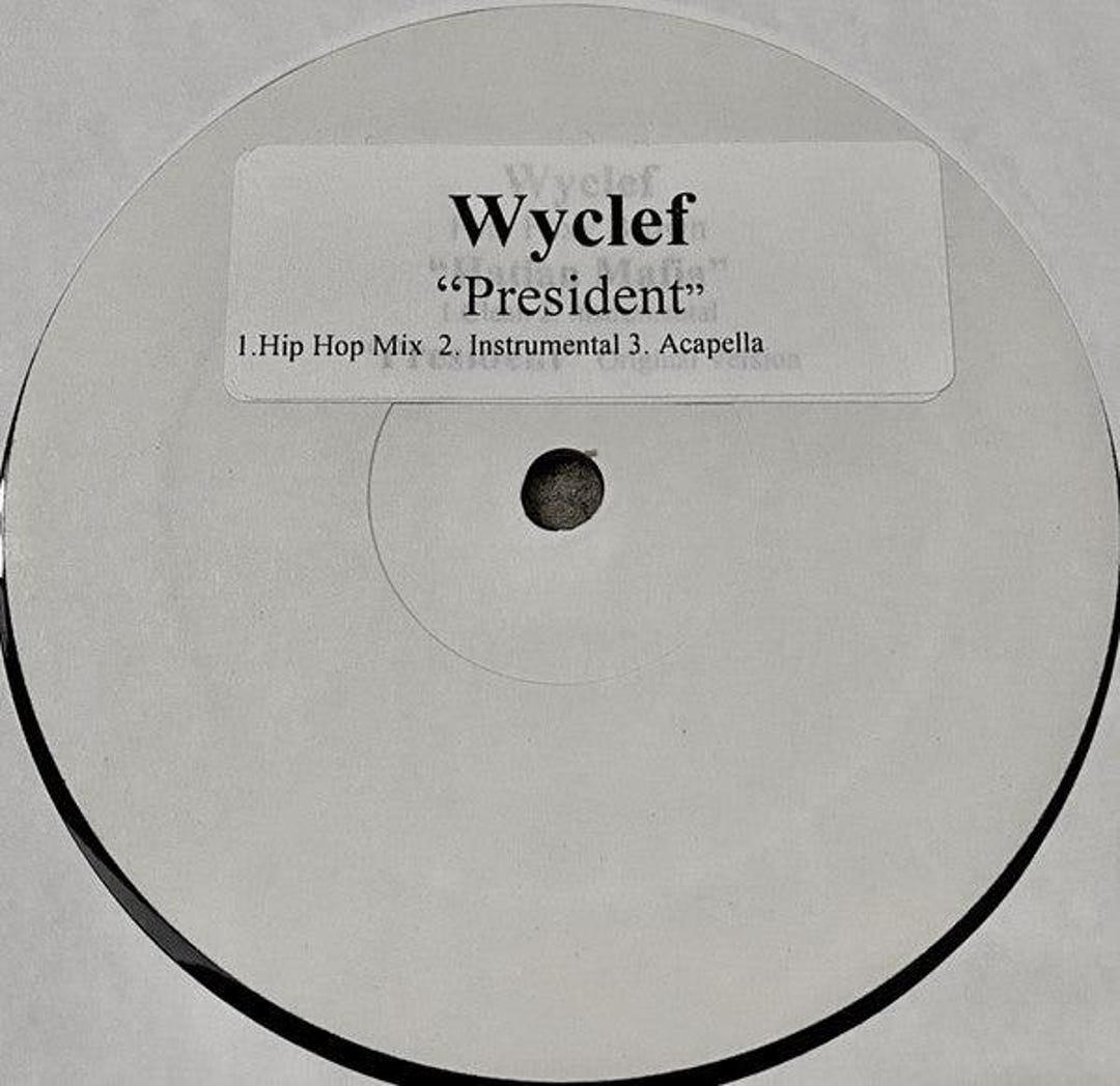 Wyclef Jean President / Haitian Mafia 12 VG - Etsy