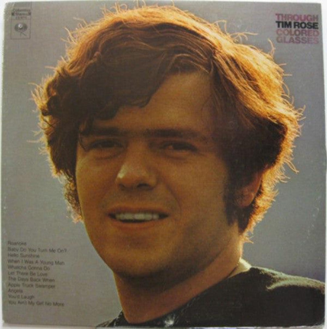 Tim Rose Through Rose Colored Glasses LP VG - Etsy
