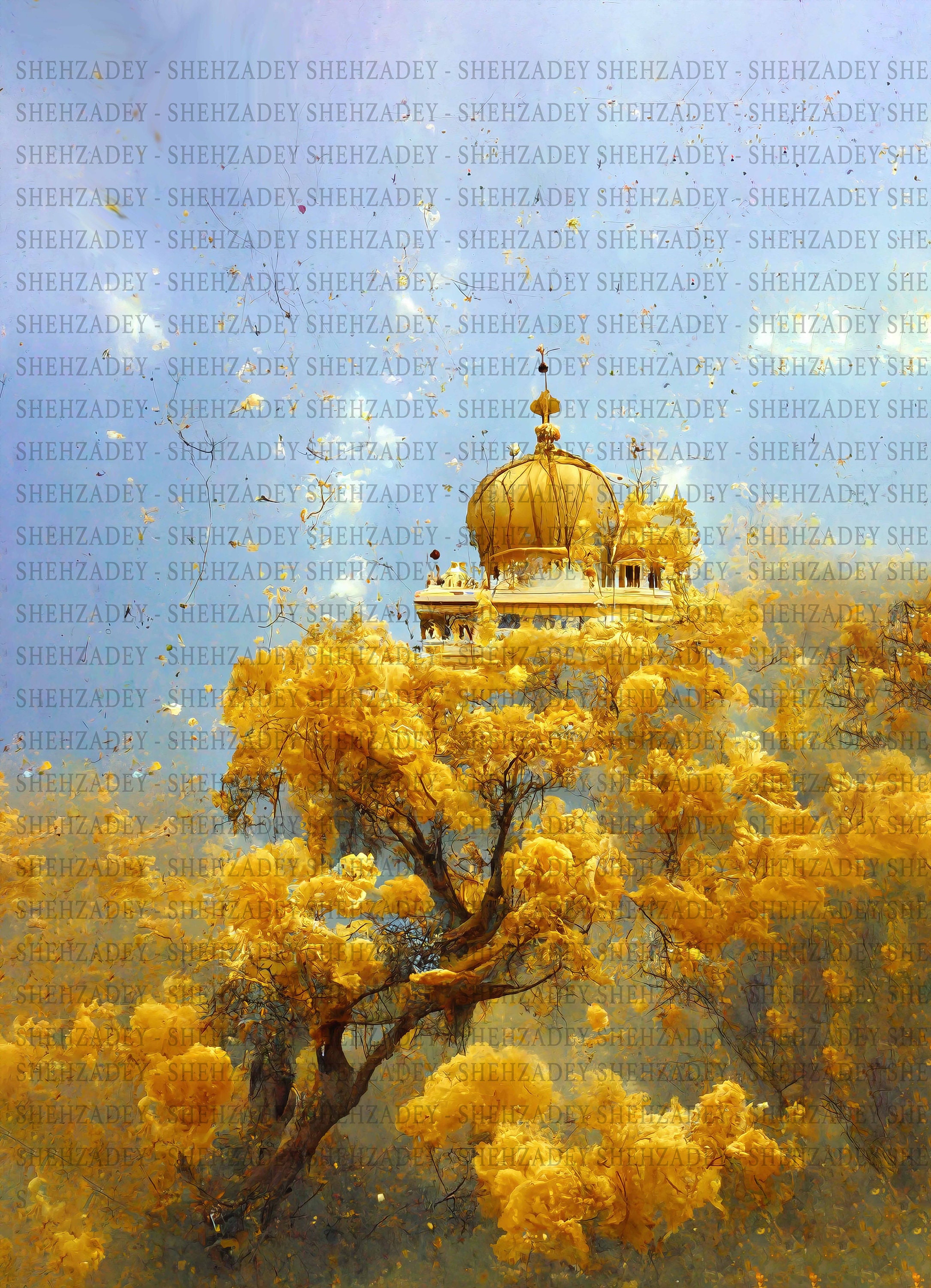Sikh Art Digital Wall Art Digital Download Digital Print Art Oil ...