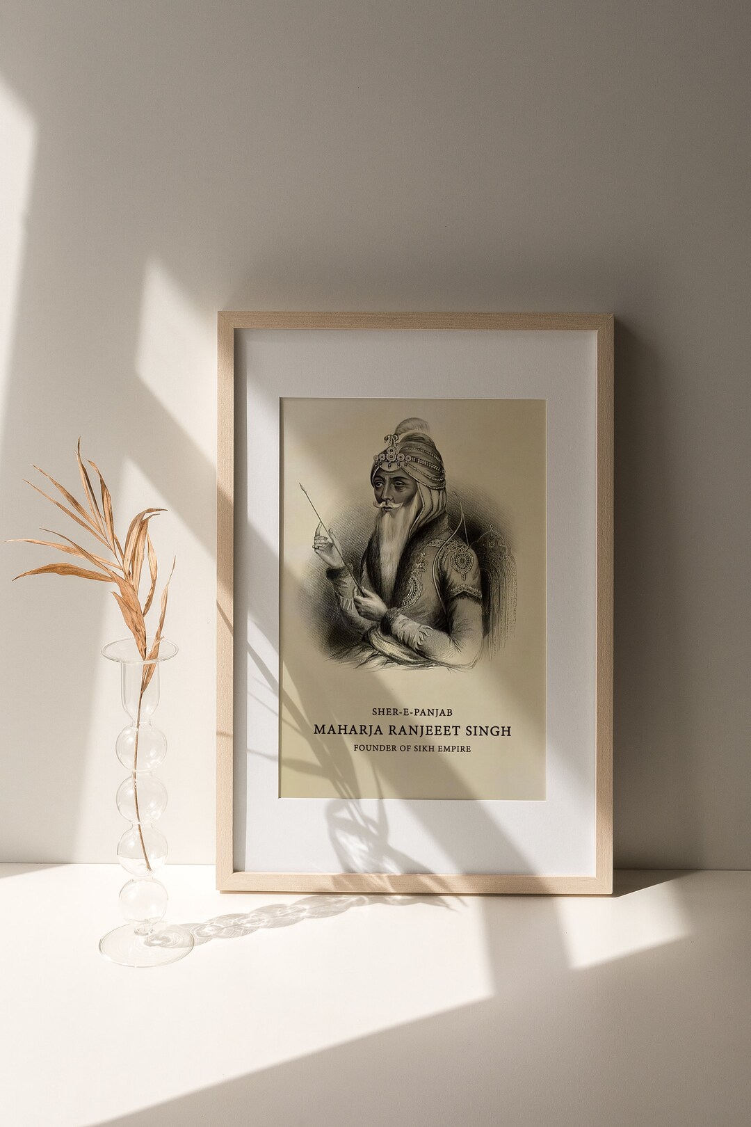 Maharaja Ranjit Singh | Sikh Art | Digital Wall Art | Digital Download ...