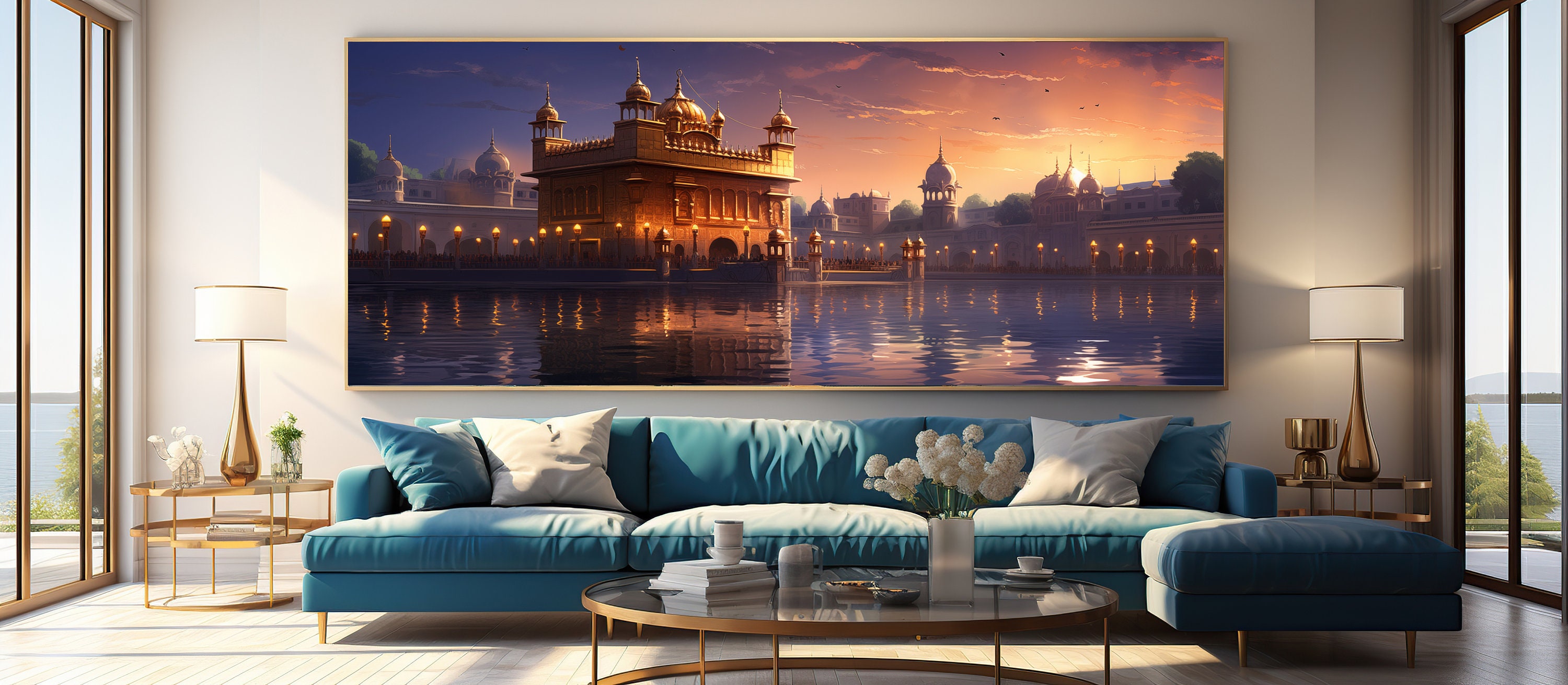 Darbar Sahib Sikh Art | Golden Temple Download | Sikh Art Painting ...