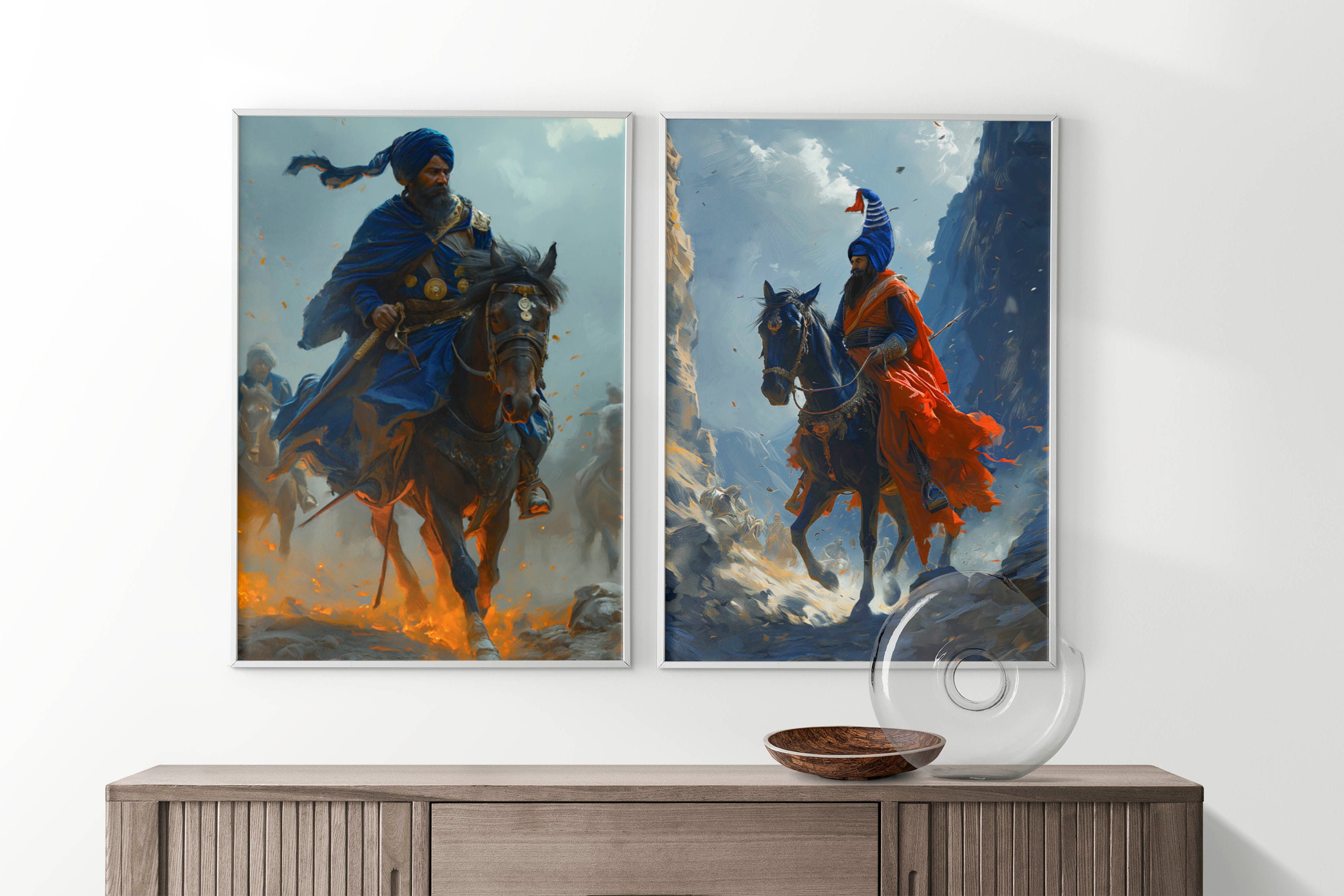 3 Akaali Sikh Sikh Warriors battlefield Sikh Art Painting Digital Sikh ...