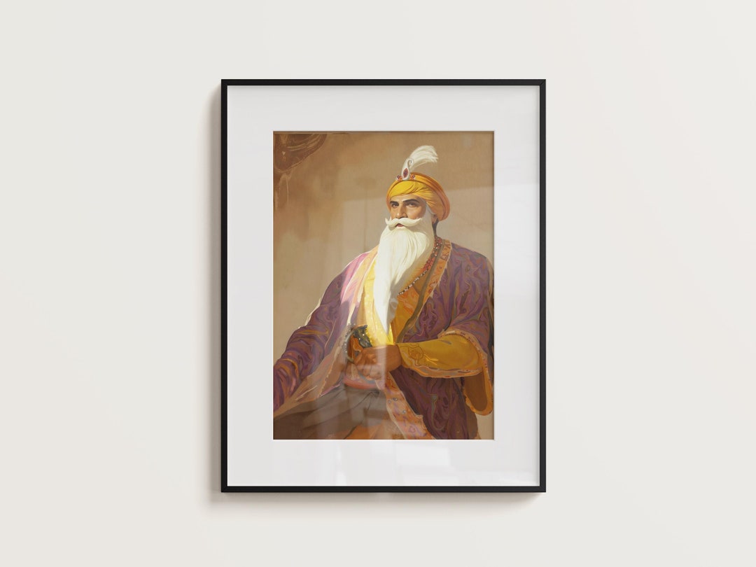 Jassa Singh Ahluwalia | Sikh Art Painting Digital Sikh Wall Sikh Home ...