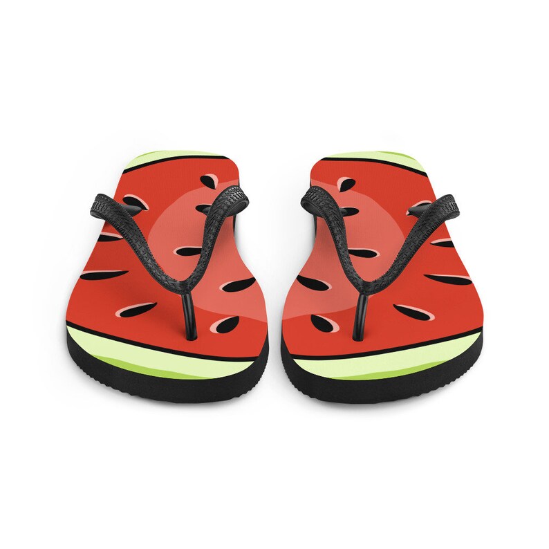 Watermelon Flip Flops Watermelon Sandals Watermelon - Etsy
