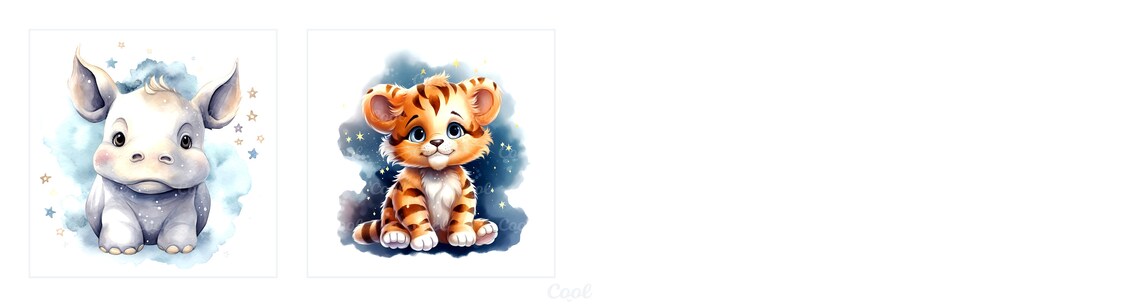 Starry Animal Clipart Bundle, 14 Digital JPG, Constellation Fauna Art ...