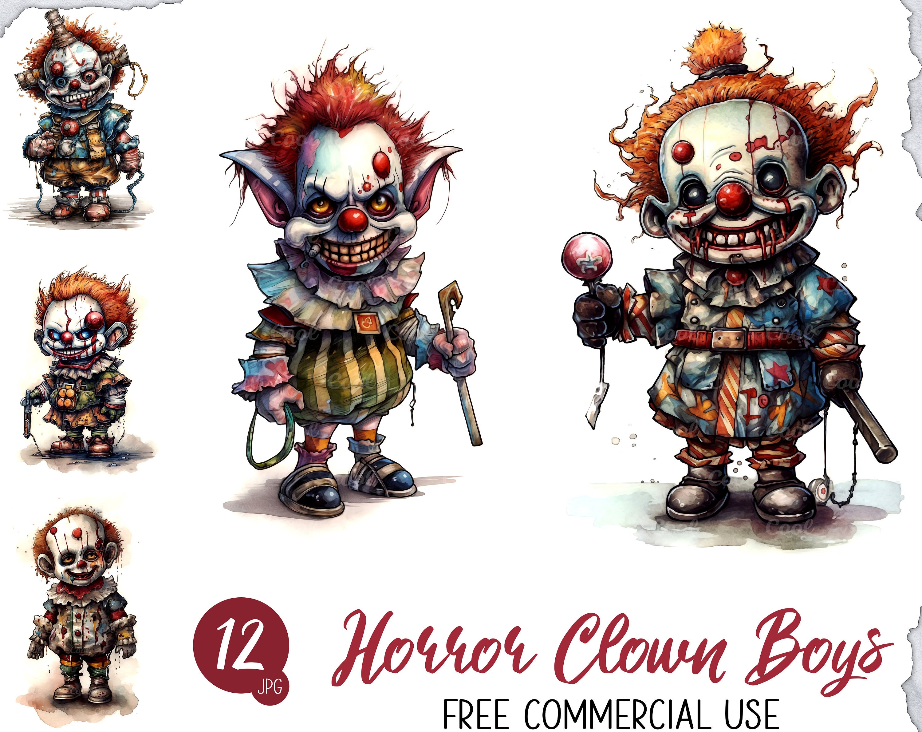Cool Drawings Of Evil Clowns