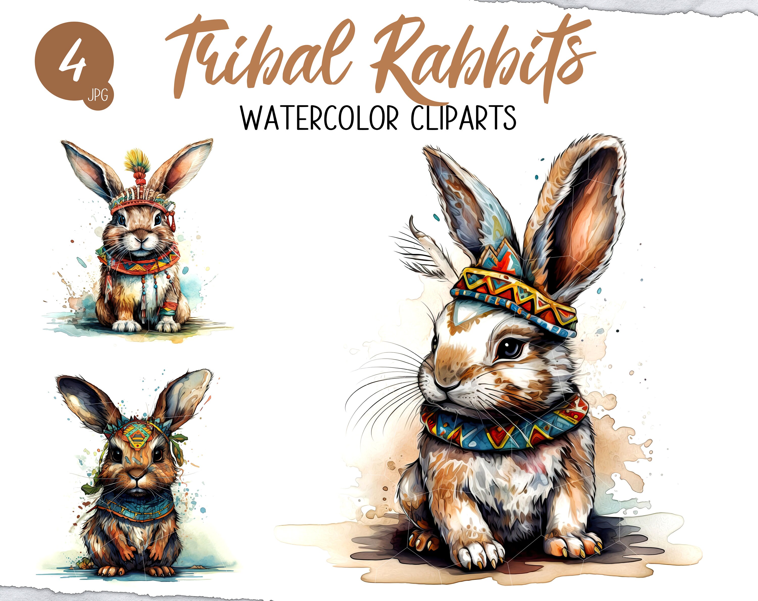 Tribal Rabbit Art