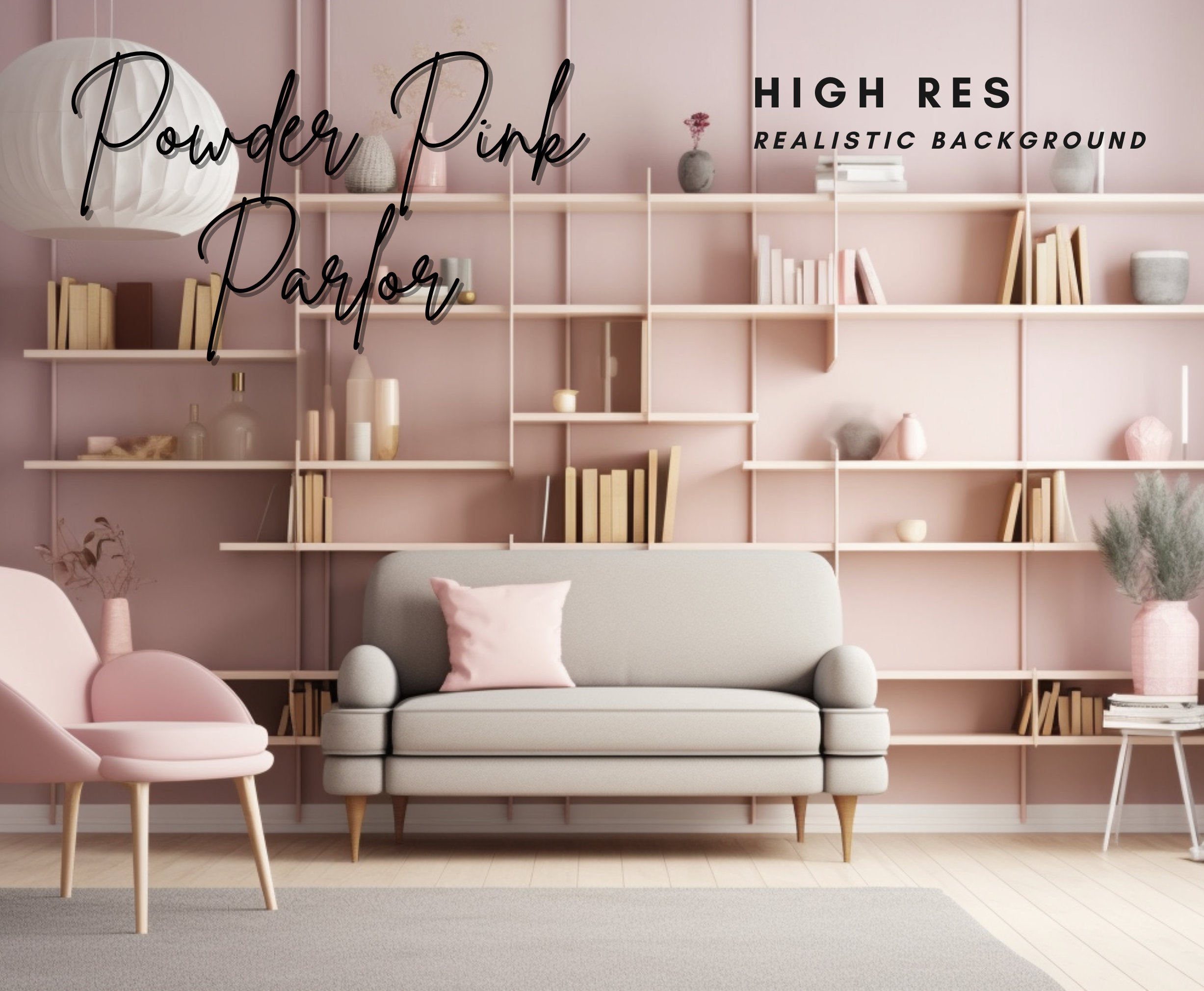 Pink Office ZOOM BACKGROUND Realistic Virtual Background - Etsy UK