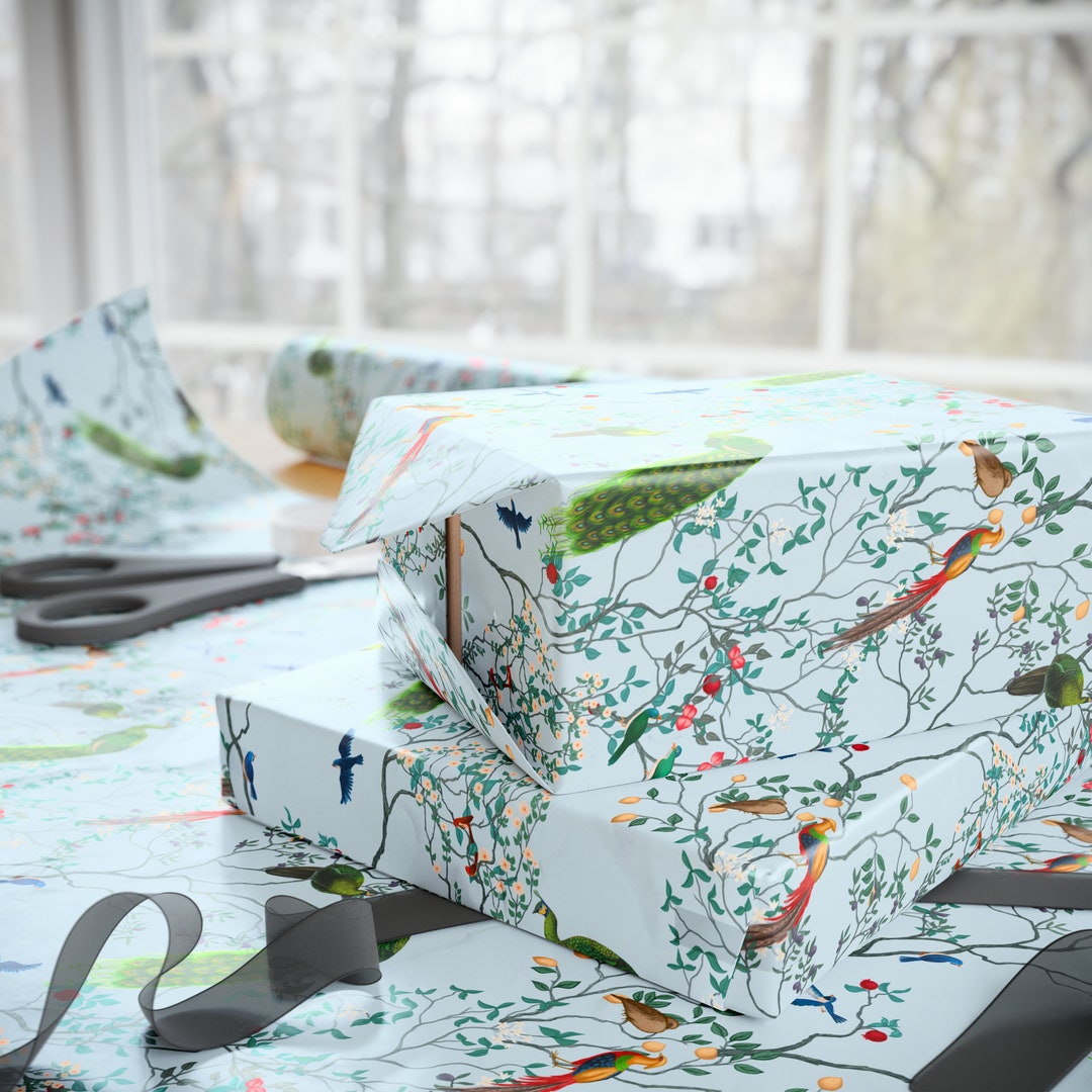 Chinoiserie Wrapping Paper, Spring Gift Wrap - Etsy