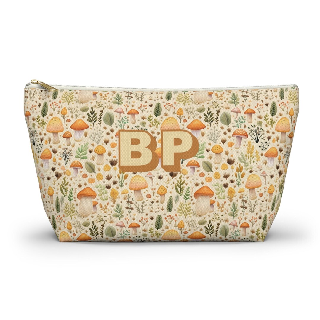 Custom Mushroom Makeup Bag: Cottagecore Cosmetic Bag - Etsy