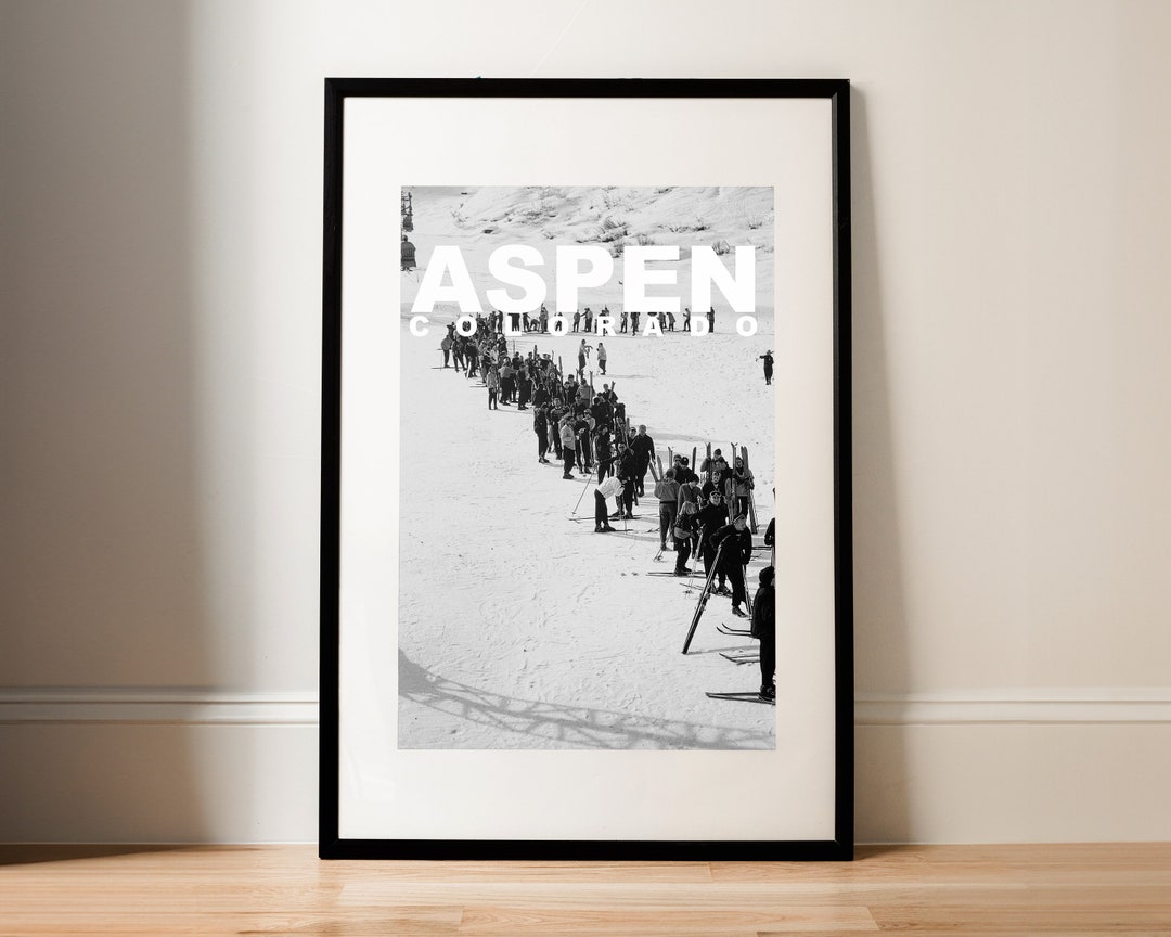Aspen, Colorado Vintage Poster - Etsy