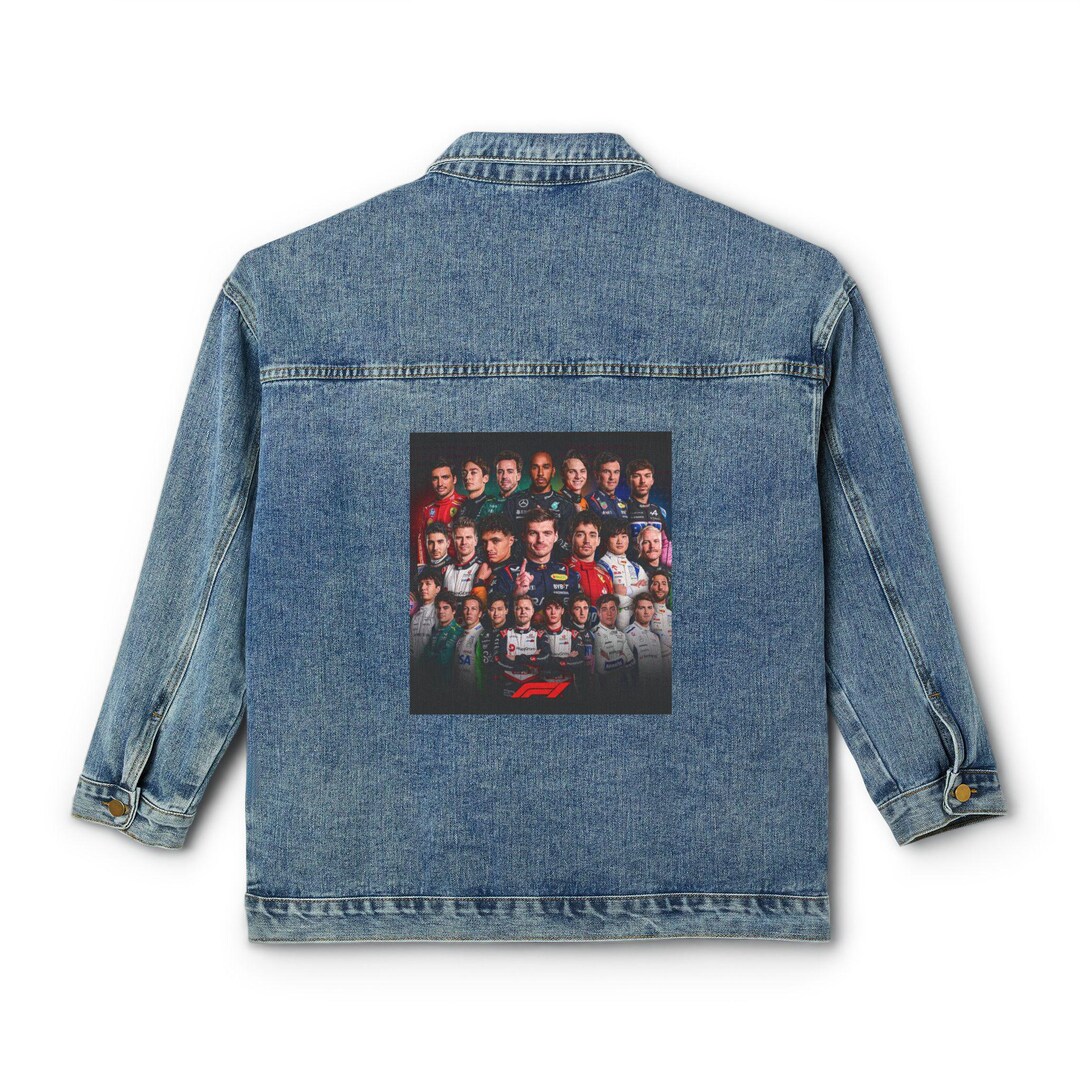 Racing Driver Jacket, Formula 1 Denim Coat, Motorsport Racing Gift ...