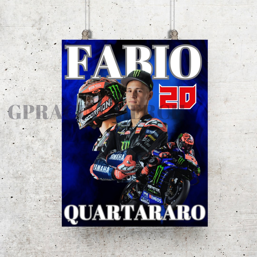 Fabio Quartararo Graphic Poster/ Motogp Fabio Quartararo - Etsy