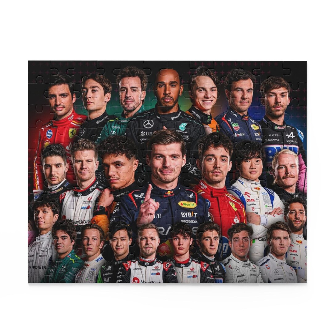 Puzzle Game for Formula 1 Fans, Race Car Driver Jigsaw, Motorsport ...