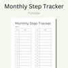 Weekly Step Tracker Printable Template, Step Log, Walking Journal ...