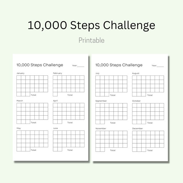 Walking Log Template - Etsy