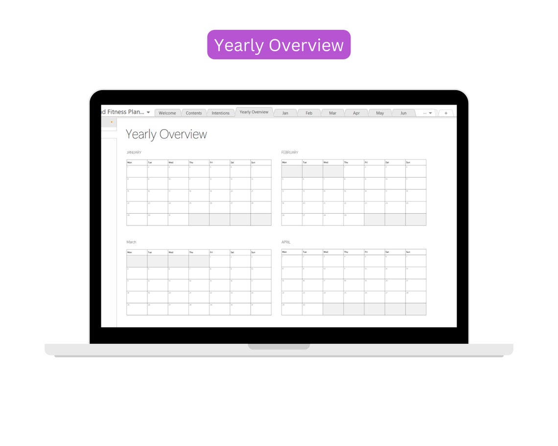 2024 Fitness Planner Onenote, Digital Health Planner, Fitness Journal ...