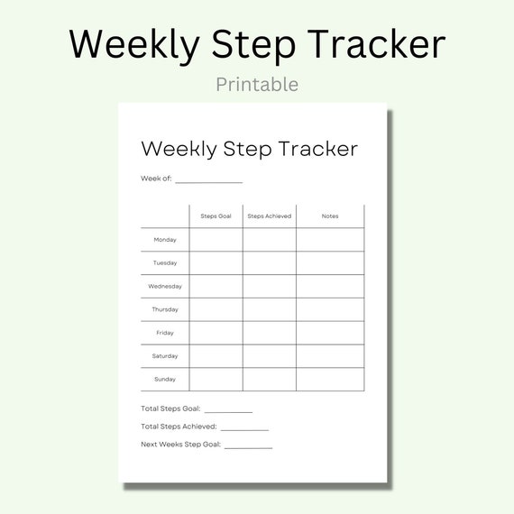 Step Chart Template